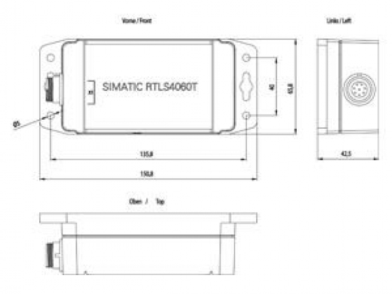 RTLS transponder SIMATIC RTLS4060T | www.AutomationExpo.com RTLS transponder SIMATIC RTLS4060T | www.AutomationExpo.com